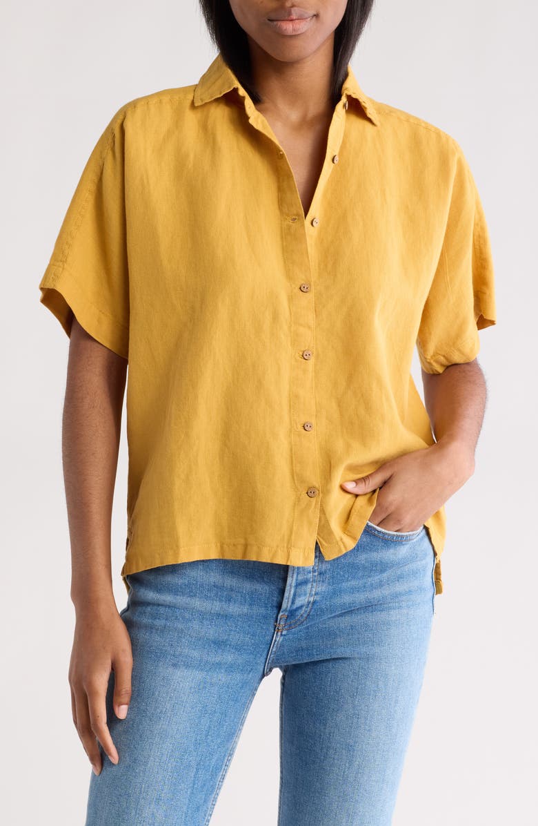 Rip Curl Summer Palm Button-Up Shirt | Nordstromrack