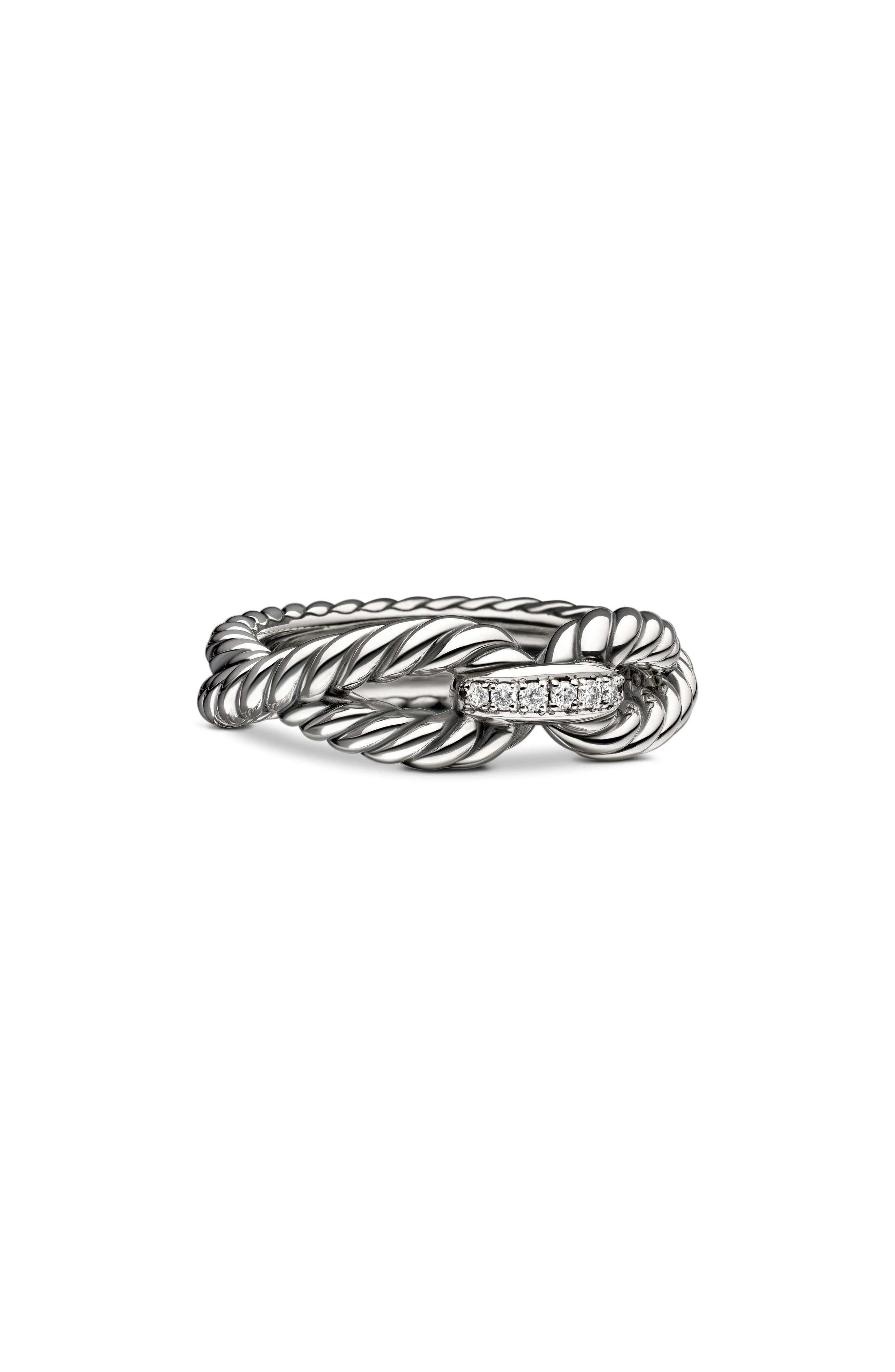 David Yurman Cable Loop Ring with Diamonds | Nordstrom