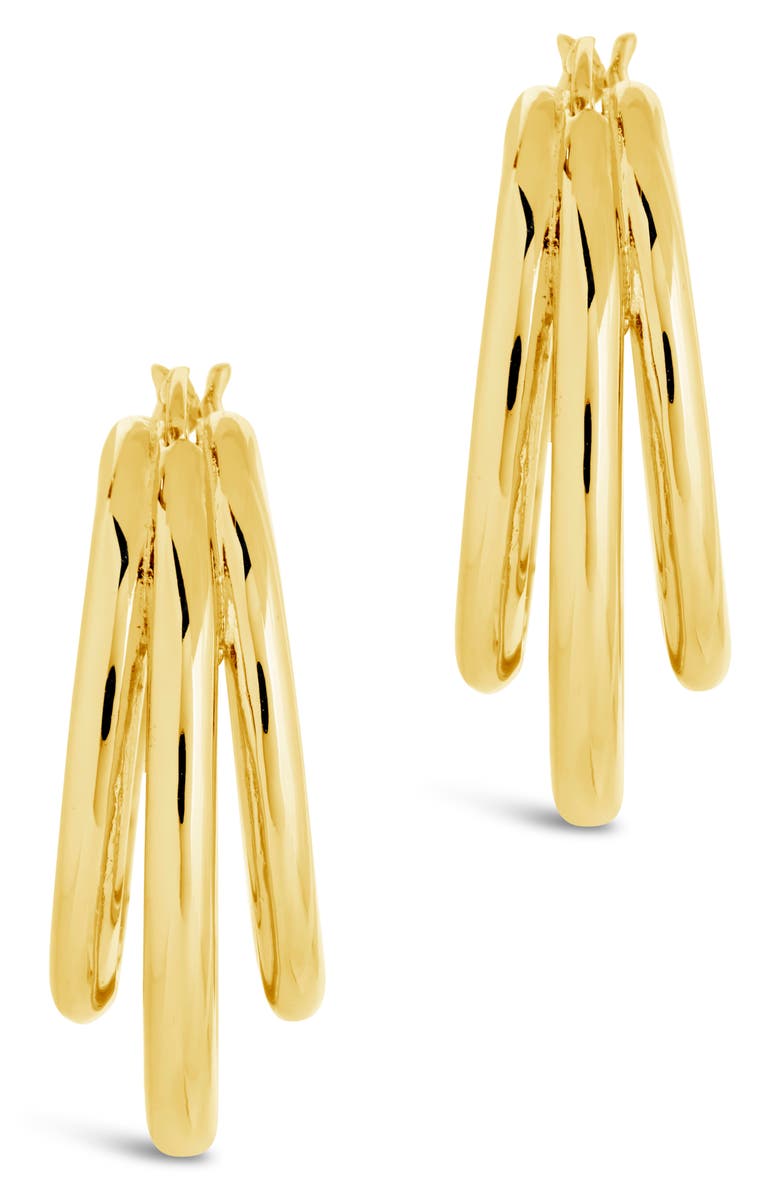 Sterling Forever Penelope Triple Hoop Earrings | Nordstromrack