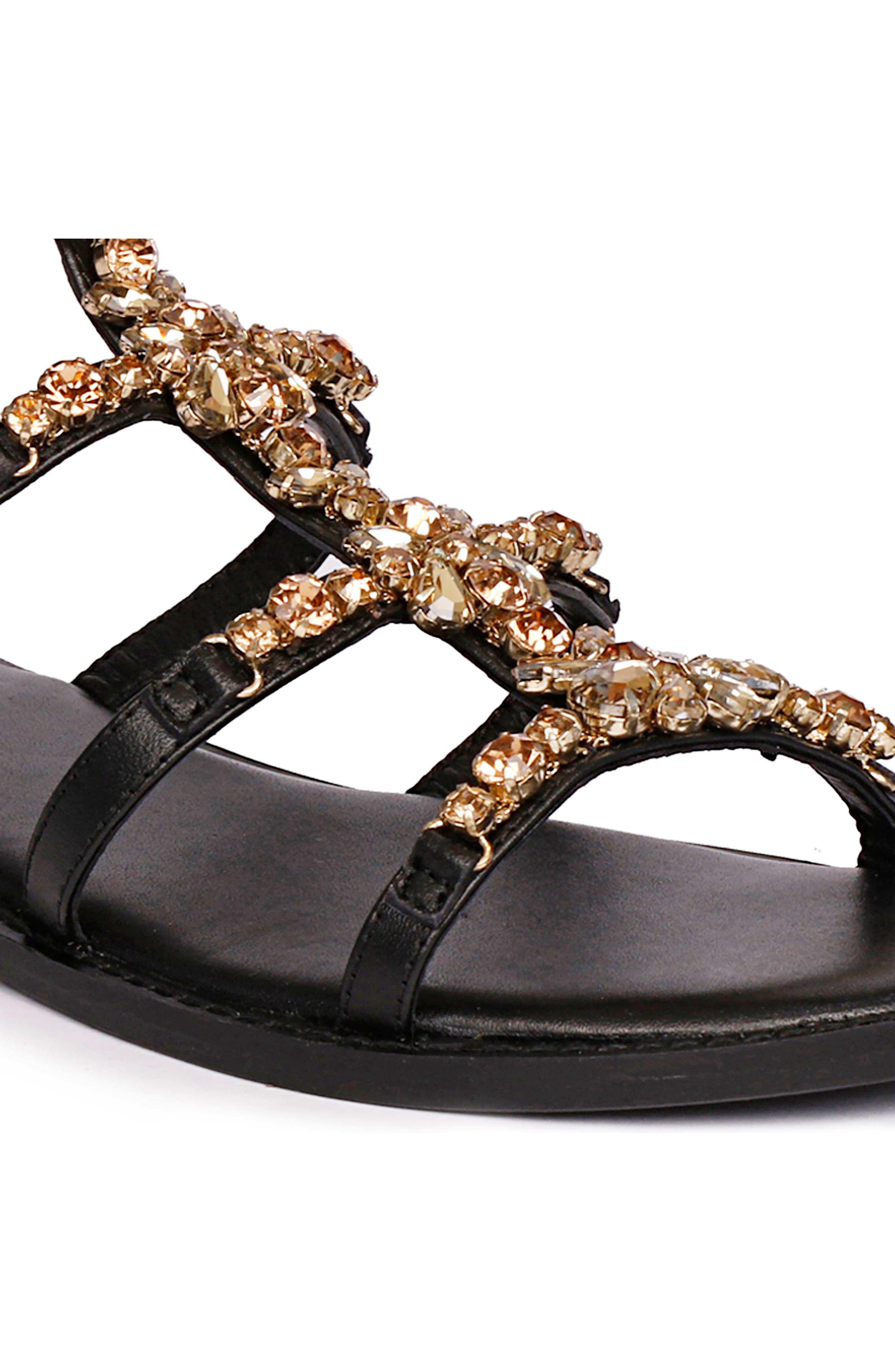 SAINT G Sienna Crystal Gladiator Sandal (Women) | Nordstromrack