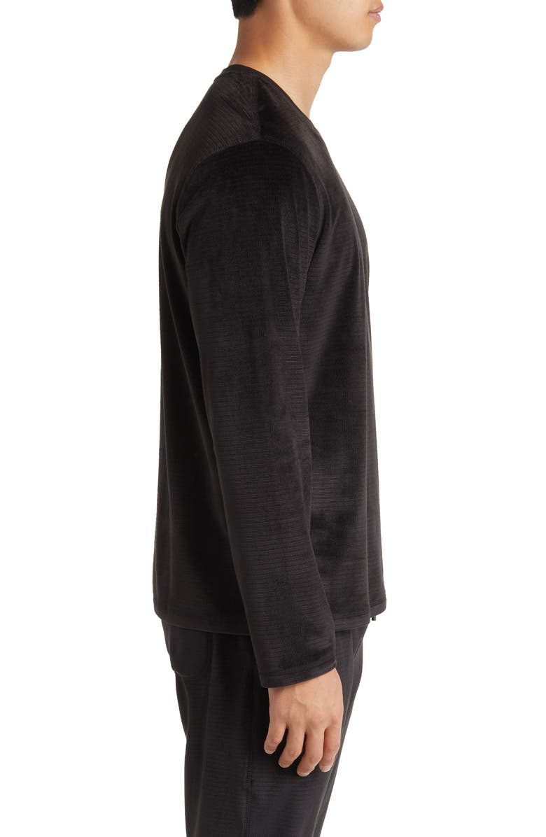 Daniel Buchler Chainlink Velour Long Sleeve Pajama T-Shirt | Nordstrom