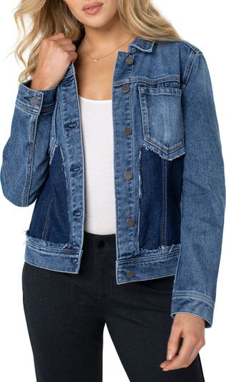 Liverpool Los Angeles Patchwork Denim Jacket | Nordstromrack