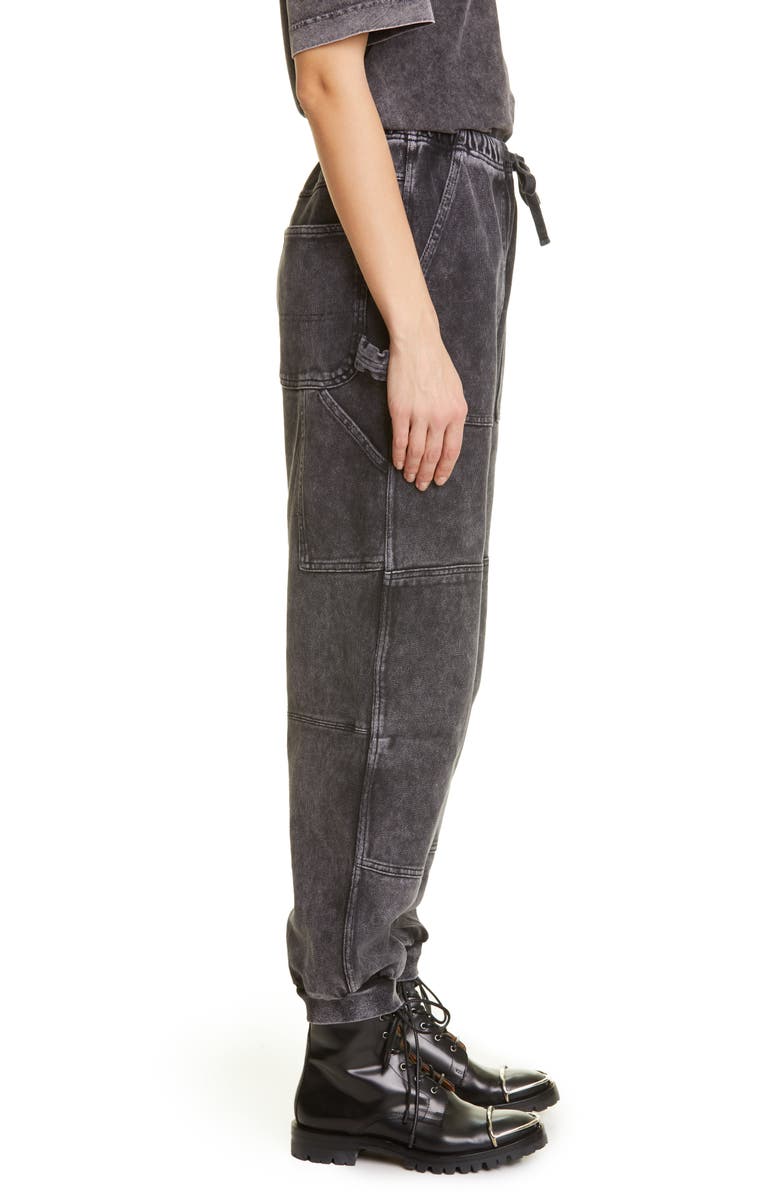 Alexander Wang Logo Acid Wash Cotton Carpenter Sweatpants | Nordstrom
