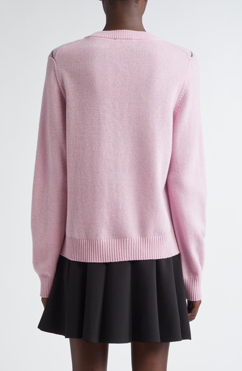 Ganni Logo Print Crewneck Sweater | Nordstromrack