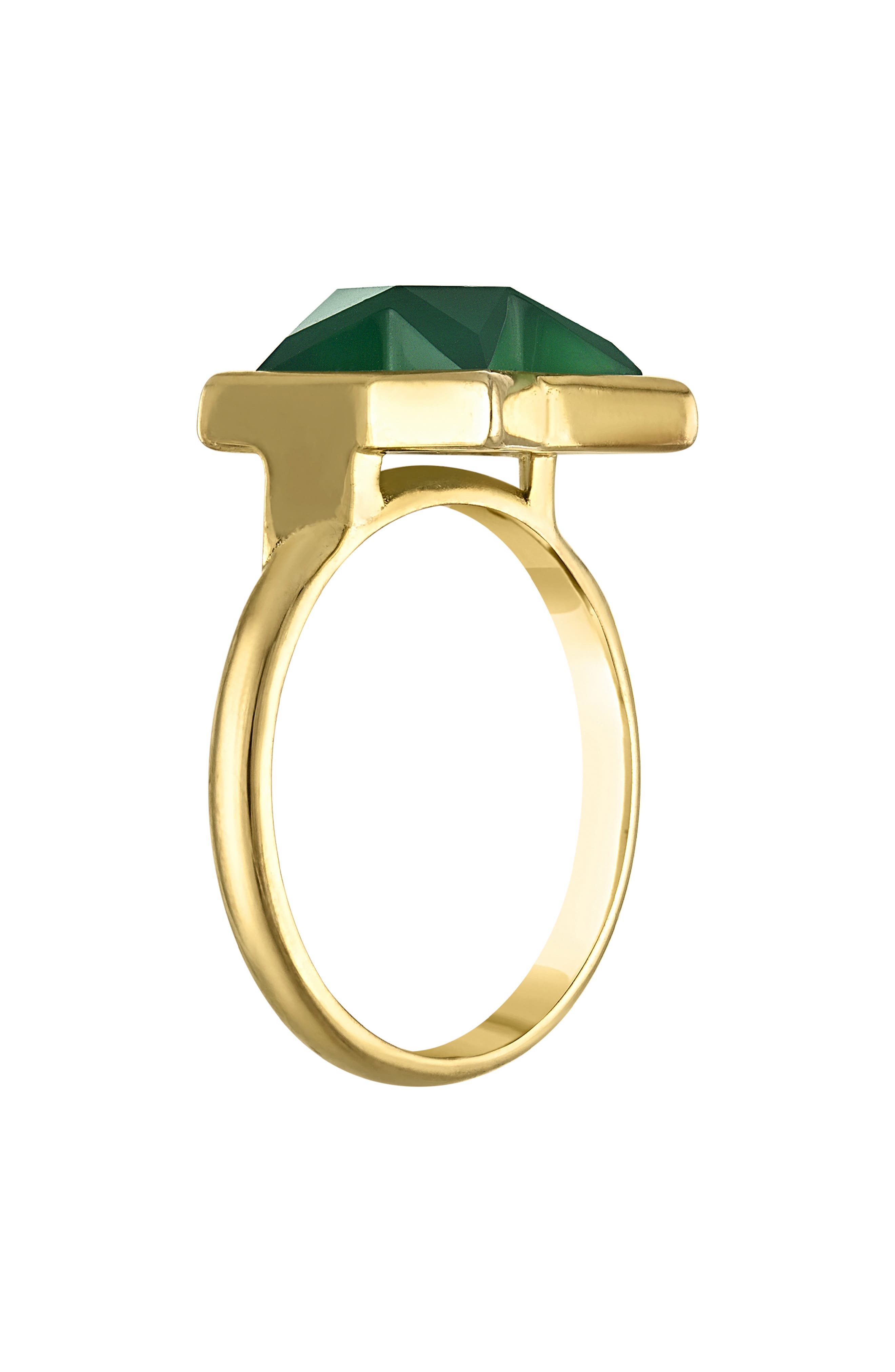 FZN Green Chalcedony Star Sterling Silver Ring | Nordstromrack