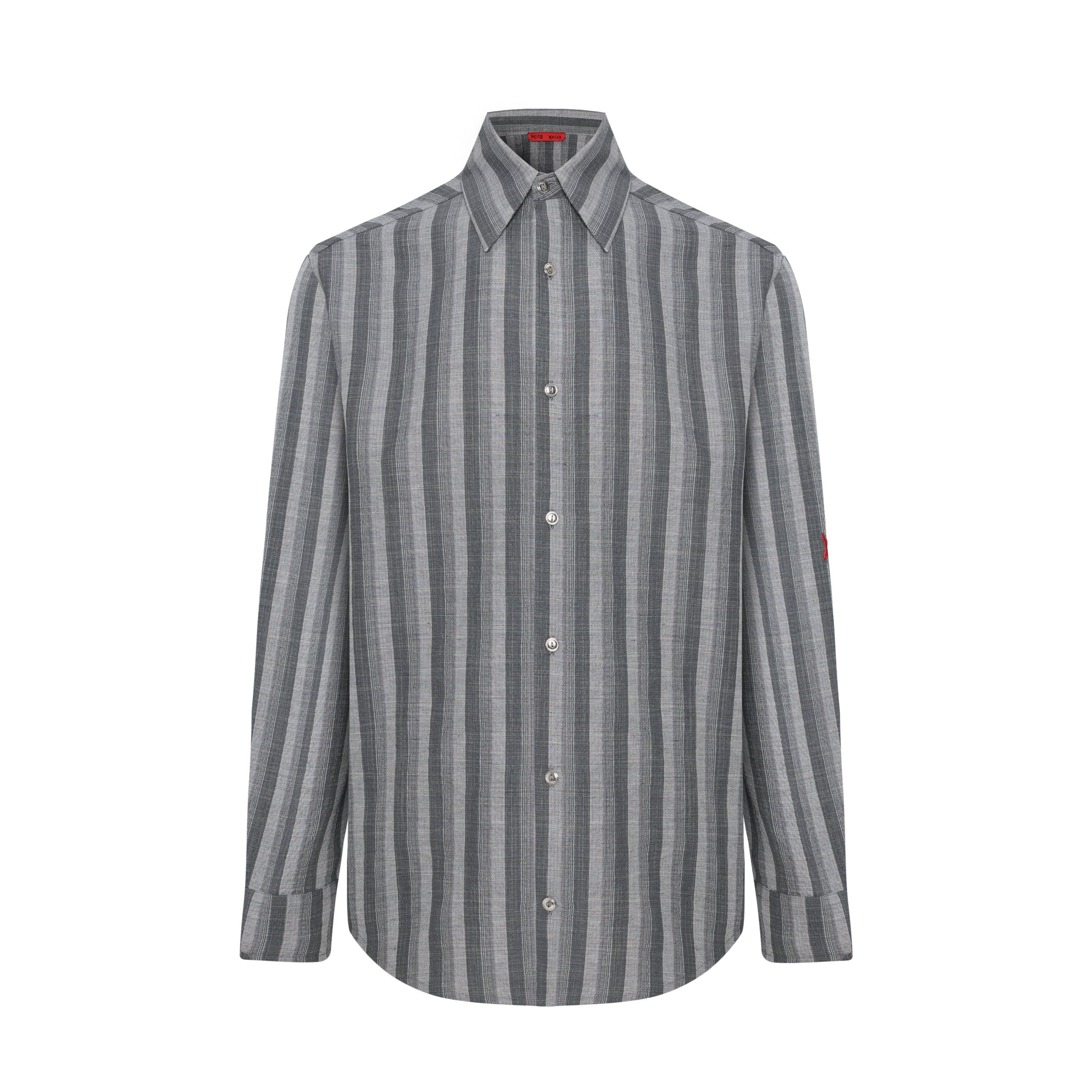 Linen & Cotton Blend Checked Woven Shirt (Men) | Nordstrom