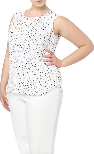 Anne Klein Ritz Dot Sleeveless Top | Nordstromrack