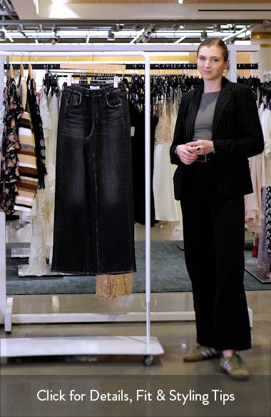 rag & bone rb Miramar Pull-On Wide Leg Cotton Terry Sweatpant Jeans ...