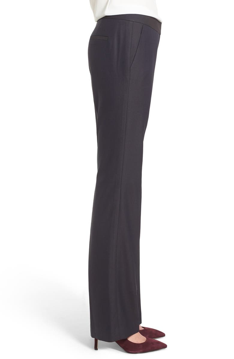 Halogen® Herringbone Stretch Straight Leg Suit Pants | Nordstrom