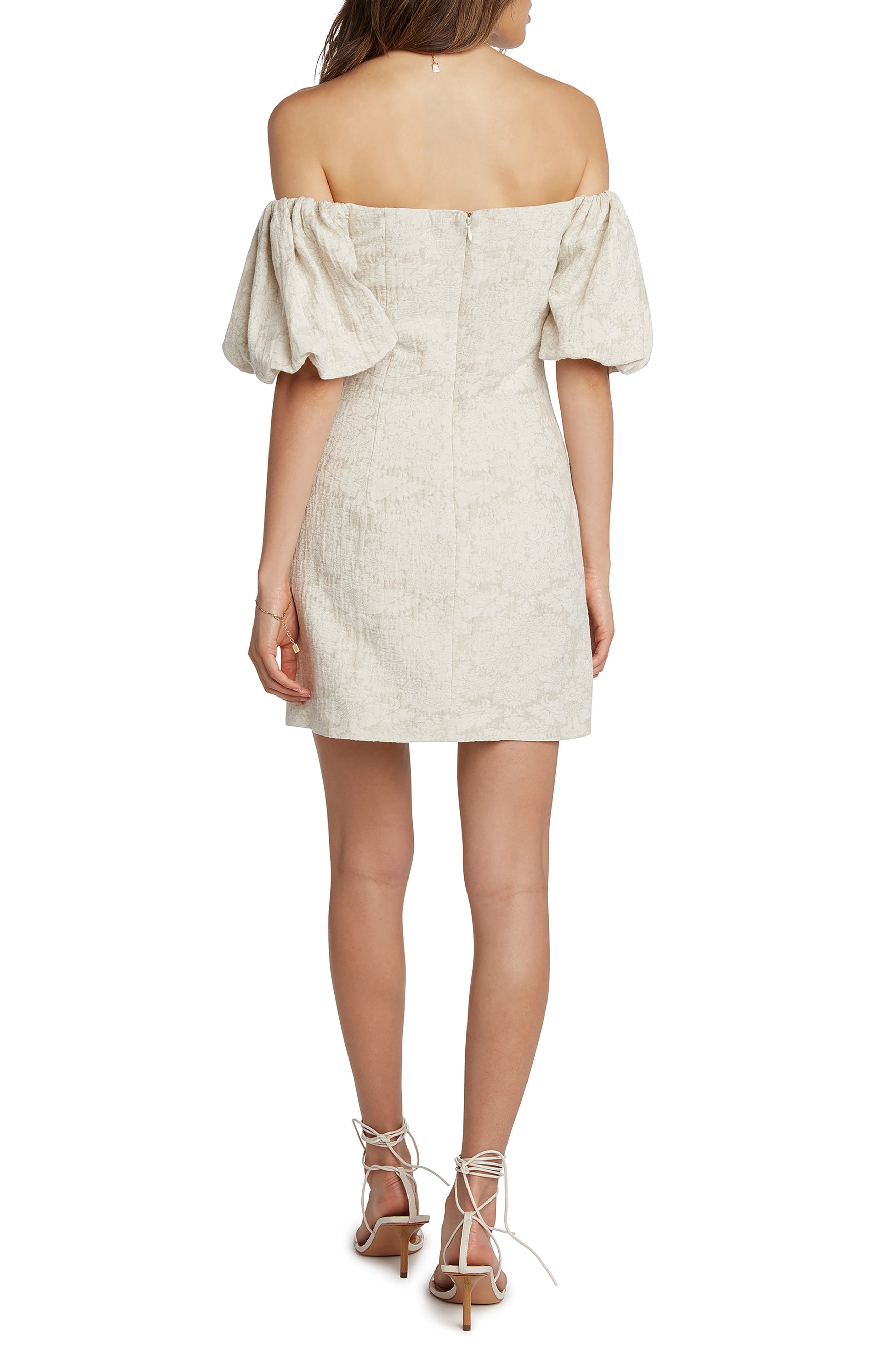 matty m. Lucia Off the Shoulder Cotton & Linen Dress | Nordstromrack