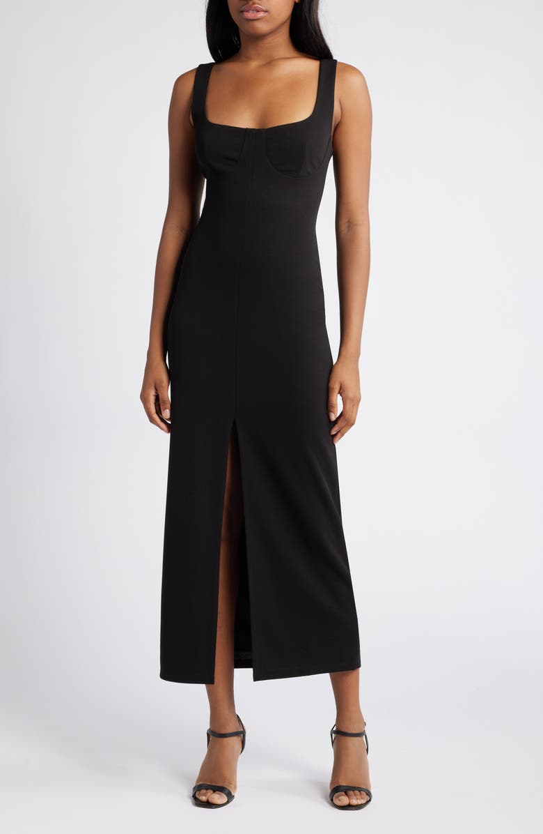 WAYF The Bravado Slit Front Dress | Nordstromrack