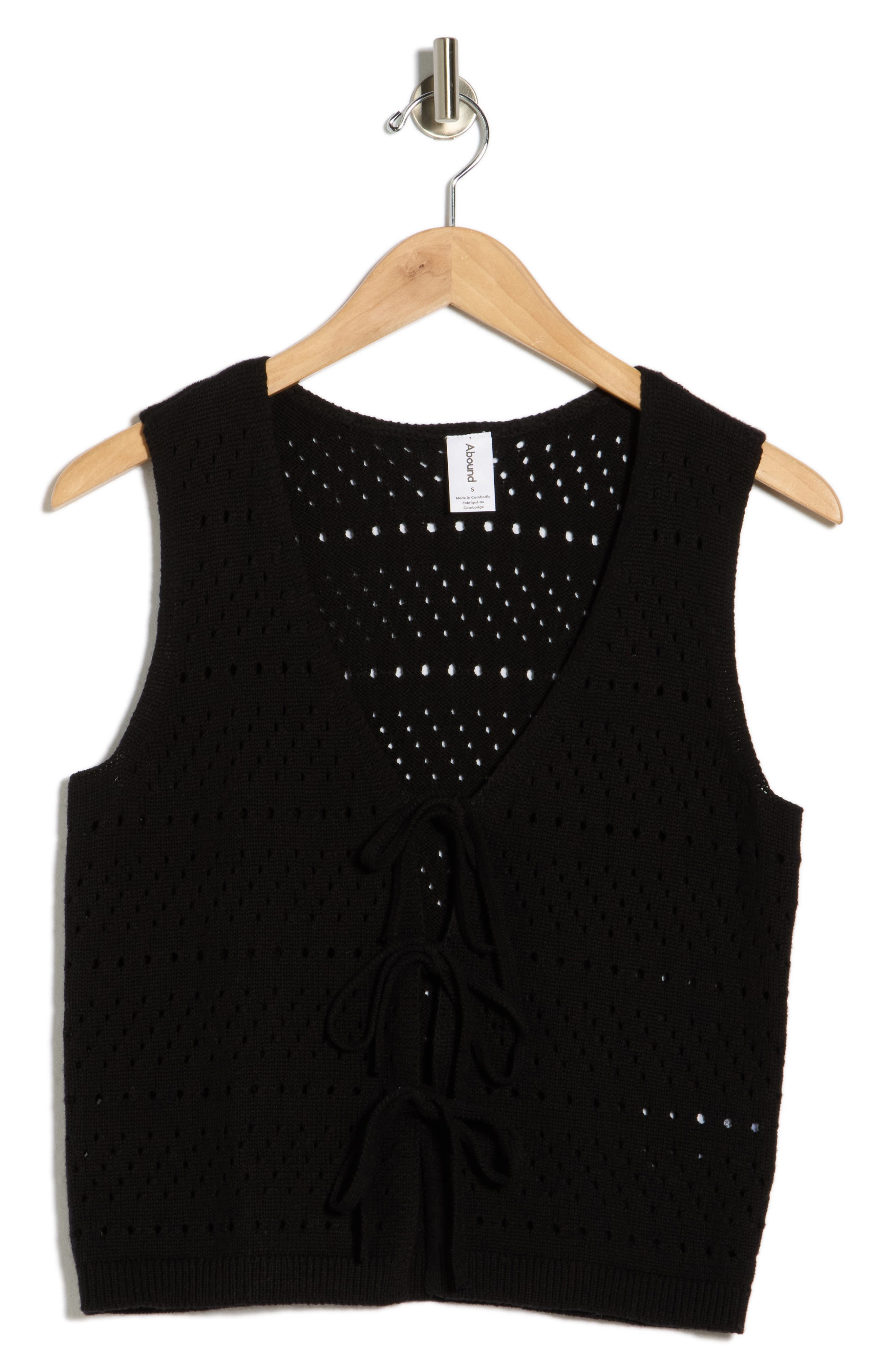 Abound Tie Front Sweater Tank | Nordstromrack