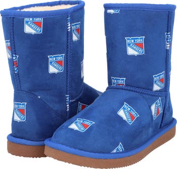 CUCE Women's Cuce Royal New York Rangers Allover Logo Boots | Nordstrom