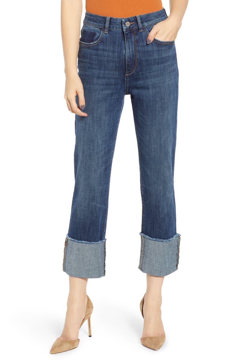 DL1961 Jerry Cuff Straight Leg Jeans | Nordstromrack