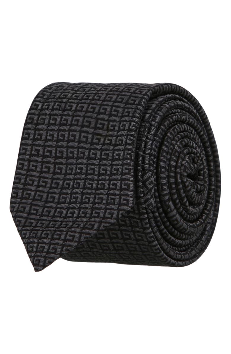 Givenchy Logo Print Silk Tie | Nordstromrack