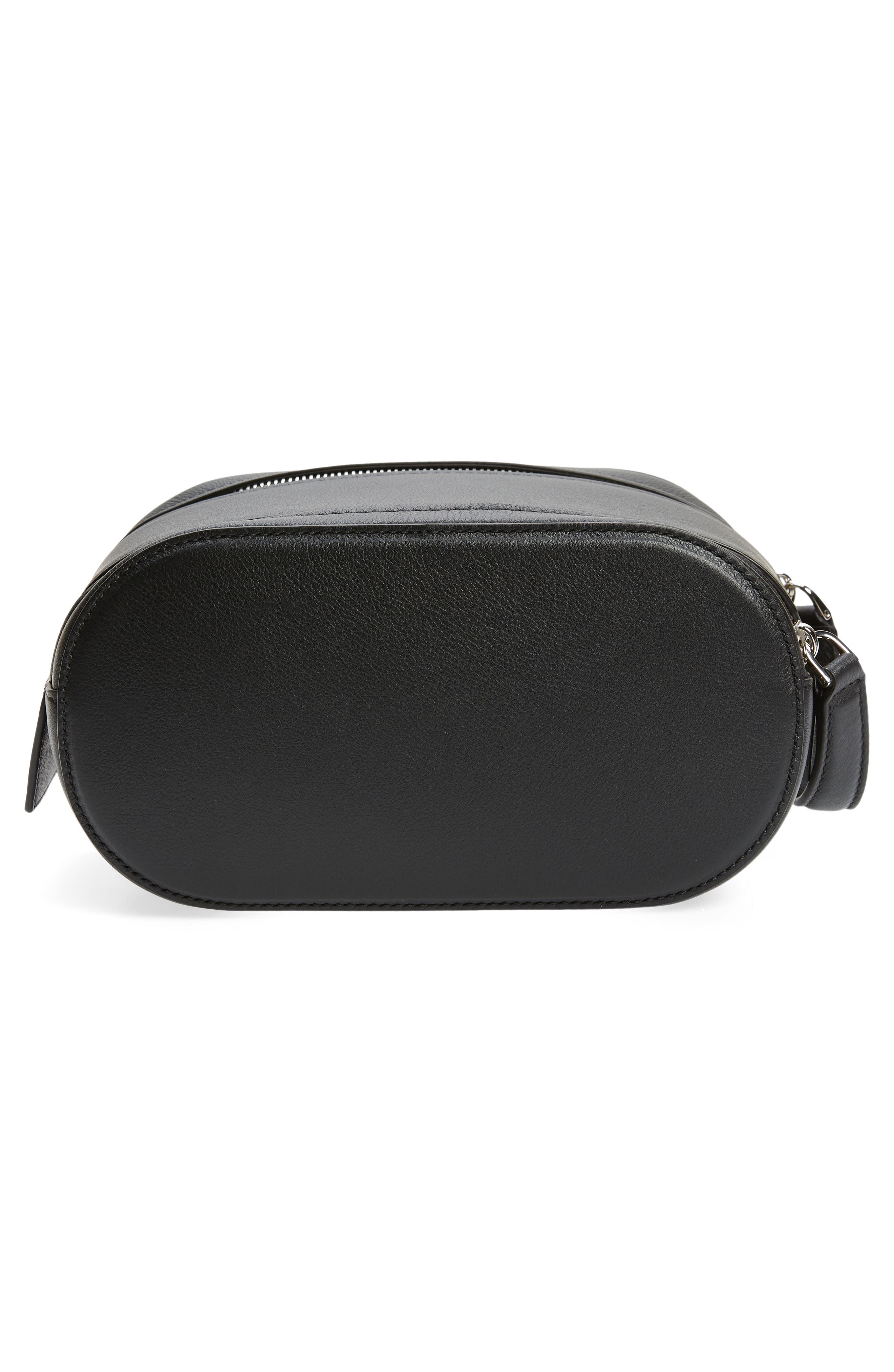 FERRAGAMO Double Gancio Embossed Leather Dopp Kit | Nordstromrack