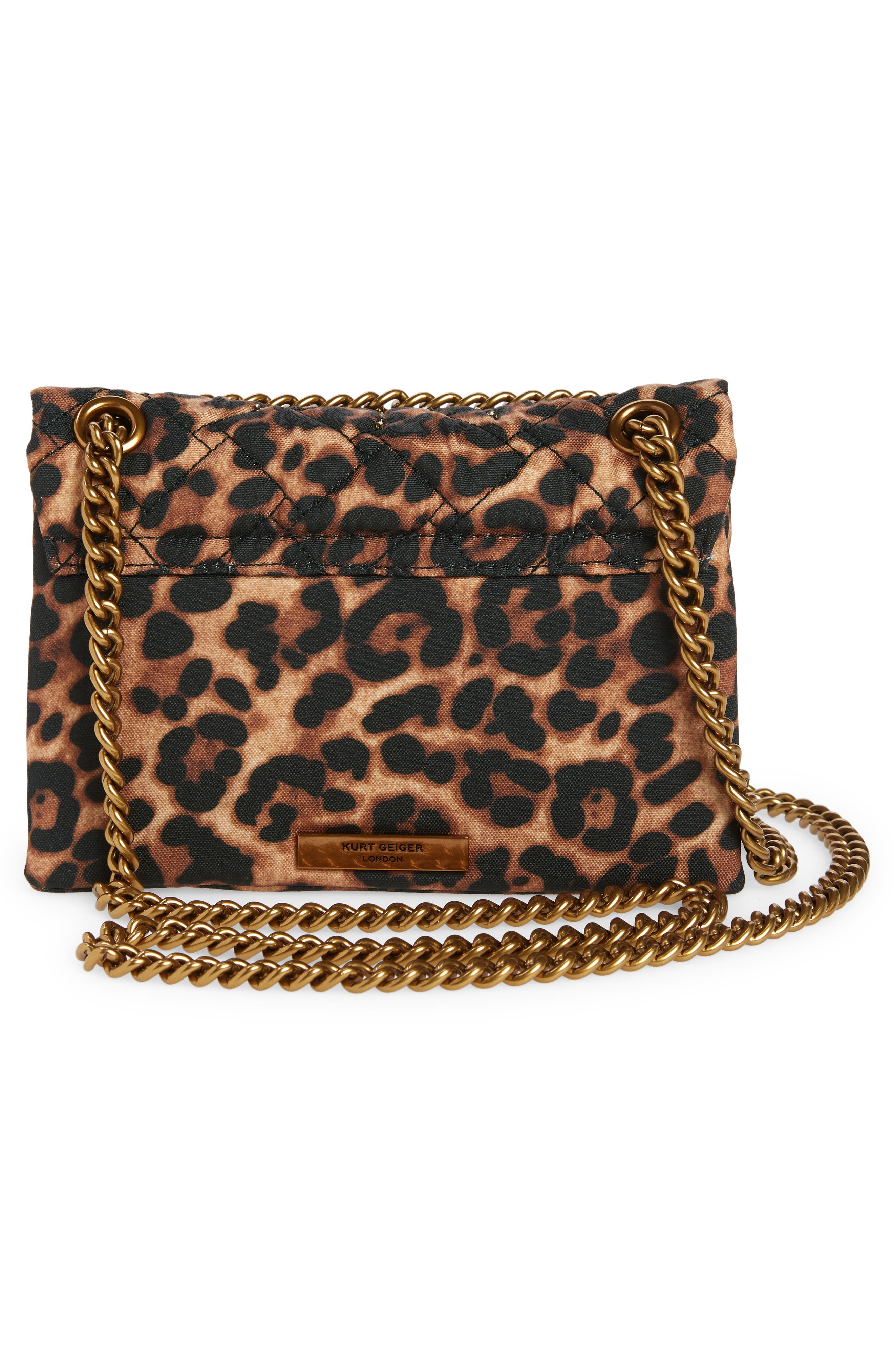 Kurt Geiger London Mini Kensington Eye Quilted Leather Crossbody Bag ...