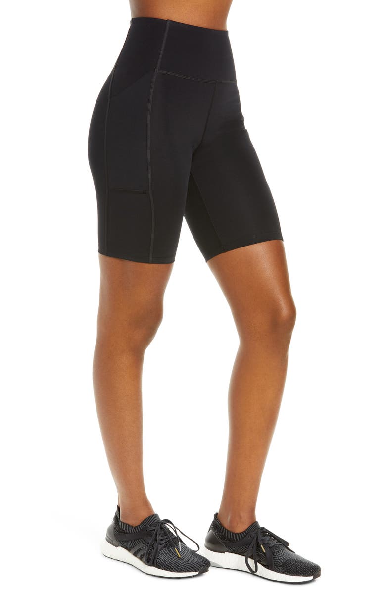 Girlfriend Collective High Rise Pocket Bike Shorts | Nordstrom