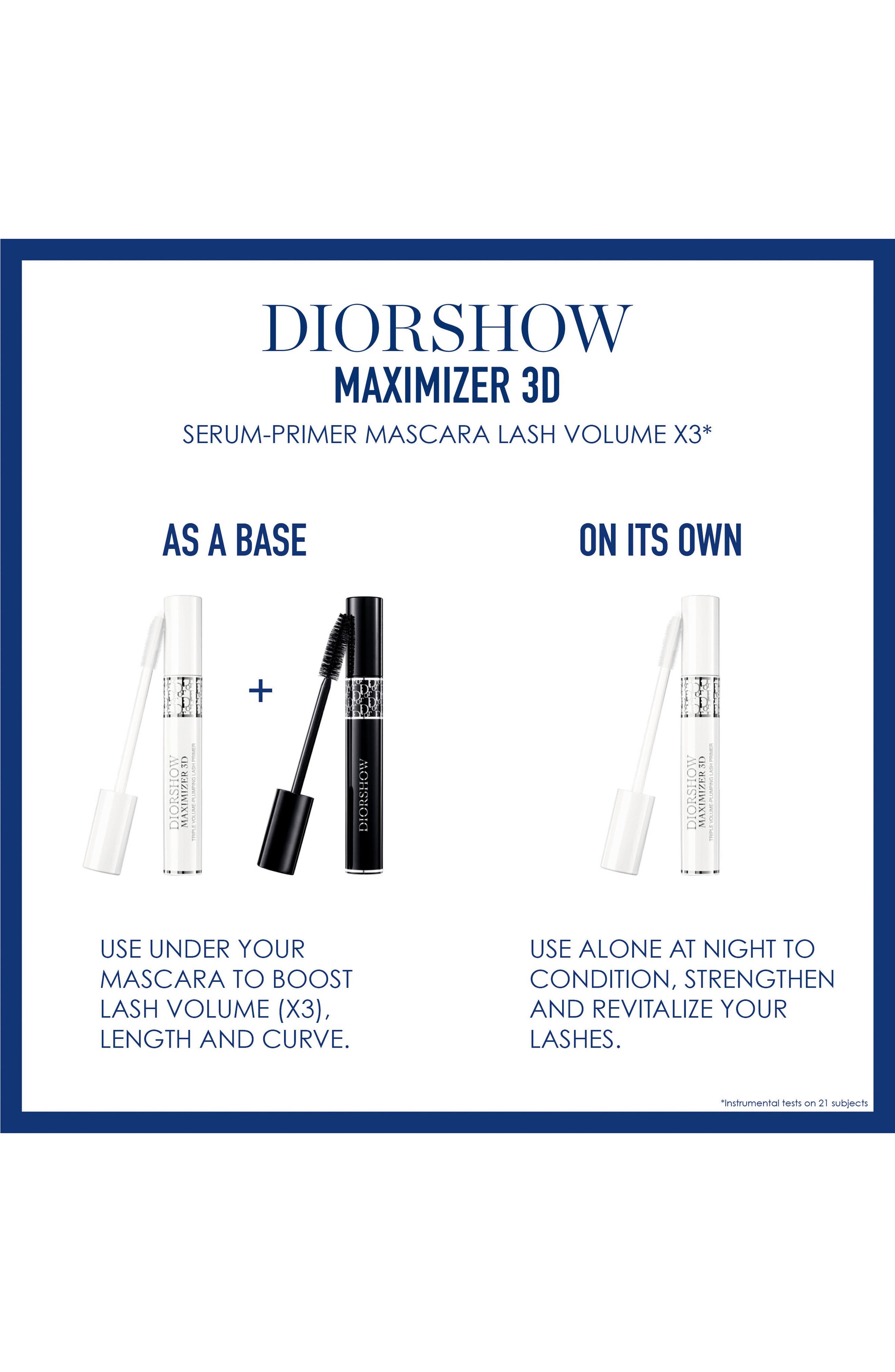 DIOR Diorshow Maximizer 3D Triple Volume Plumping Lash Primer | Nordstrom