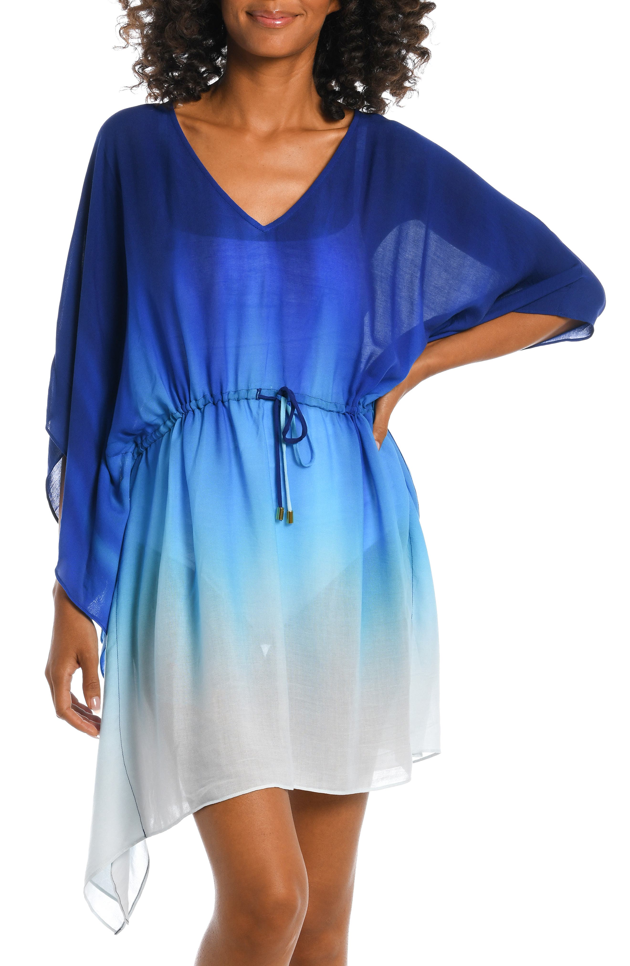 La Blanca Ocean Oasis Cover-Up Caftan | Nordstromrack