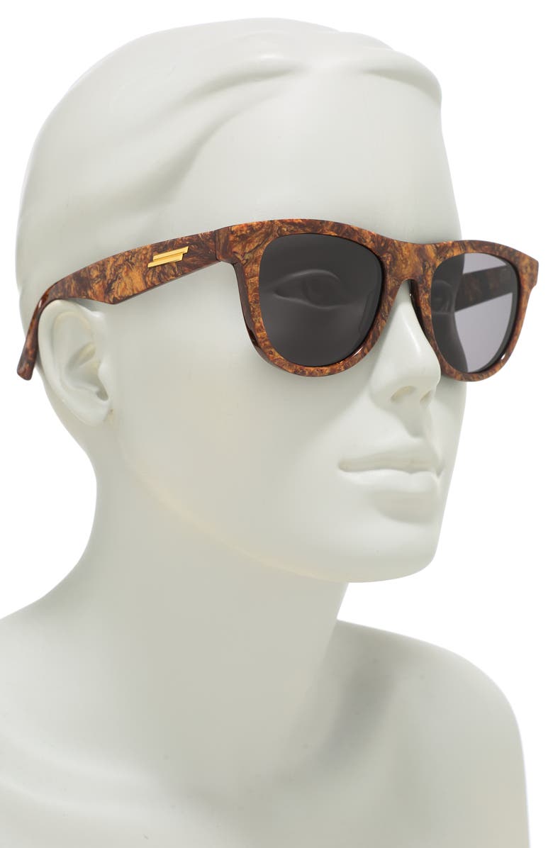 Bottega Veneta 25mm Round Oval Sunglasses | Nordstromrack