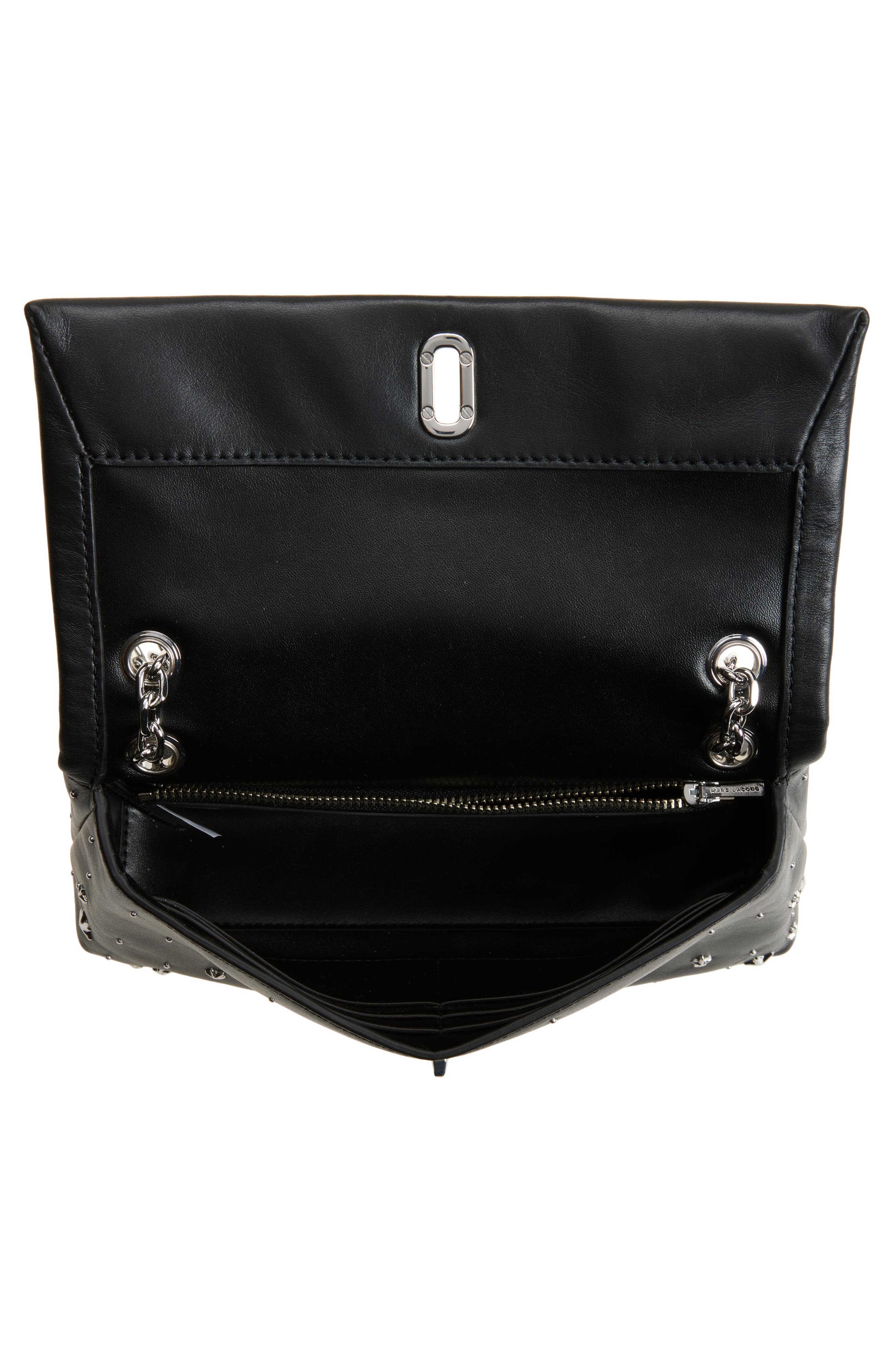 Marc Jacobs Dual Chain Studded Leather Wallet on a Chain | Nordstrom