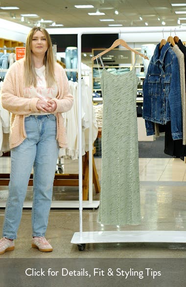 Bardot Nadira Burnout Midi Dress | Nordstrom