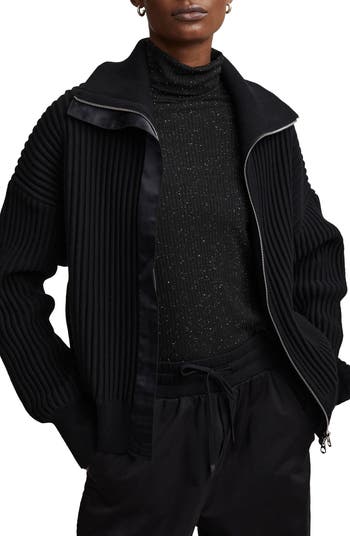 Varley Doncaster Ottoman Rib Knit Jacket | Nordstrom
