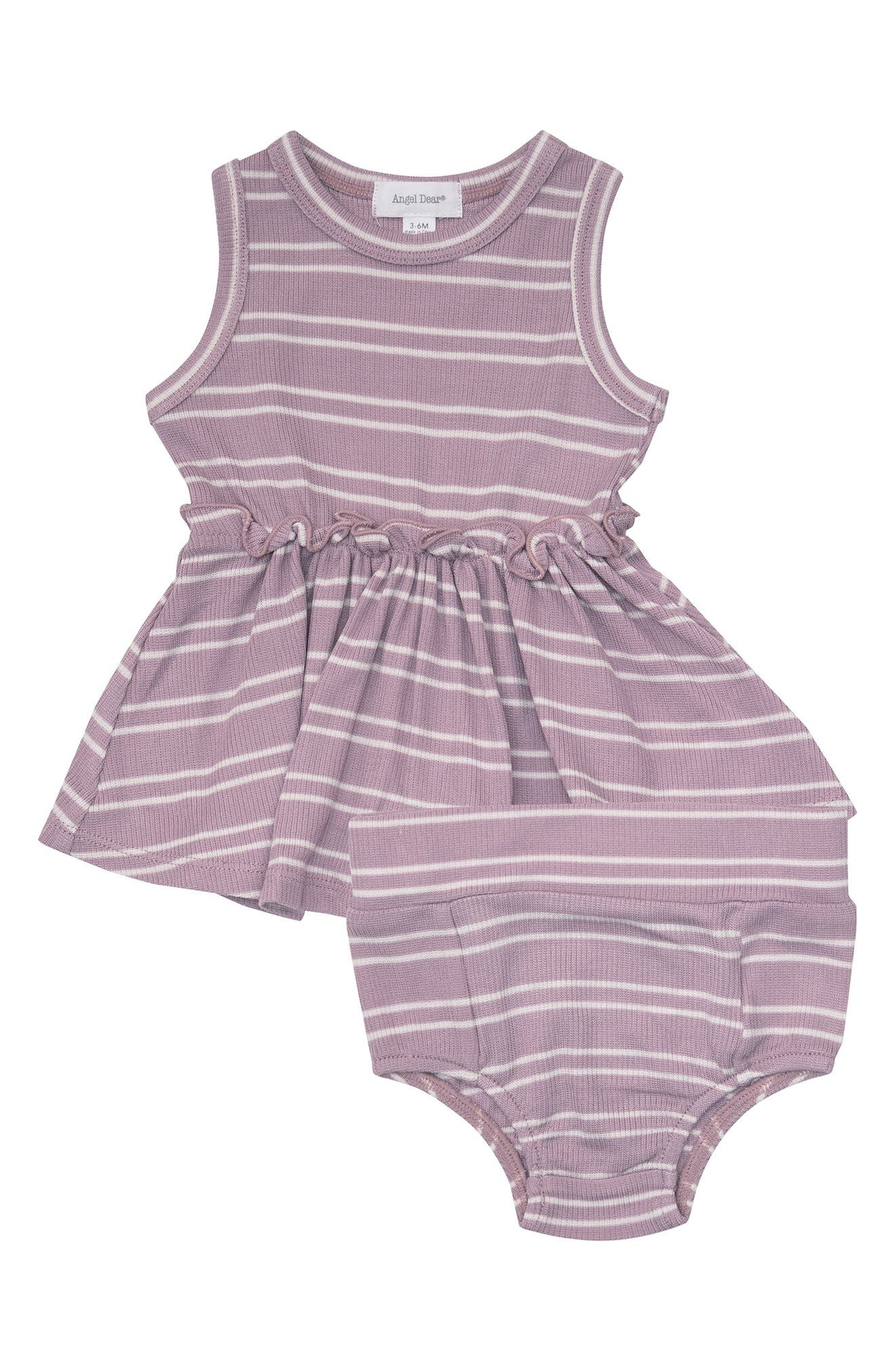 Angel Dear Organic Cotton Sleeveless Dress & Bloomers Set | Nordstromrack