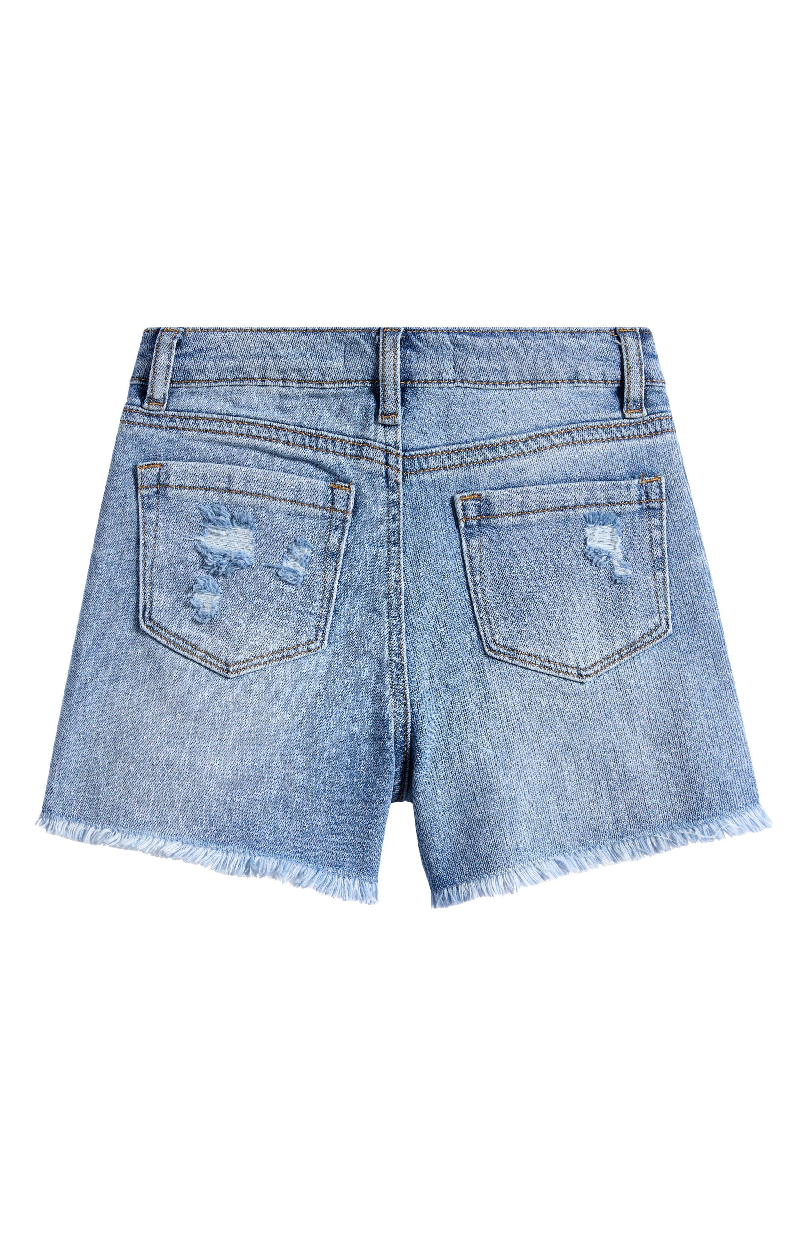Tractr Kids' Distressed Cut Off Denim Shorts | Nordstromrack