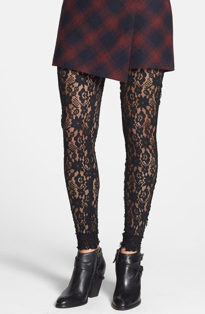 Free People Pucker Lace Leggings | Nordstromrack