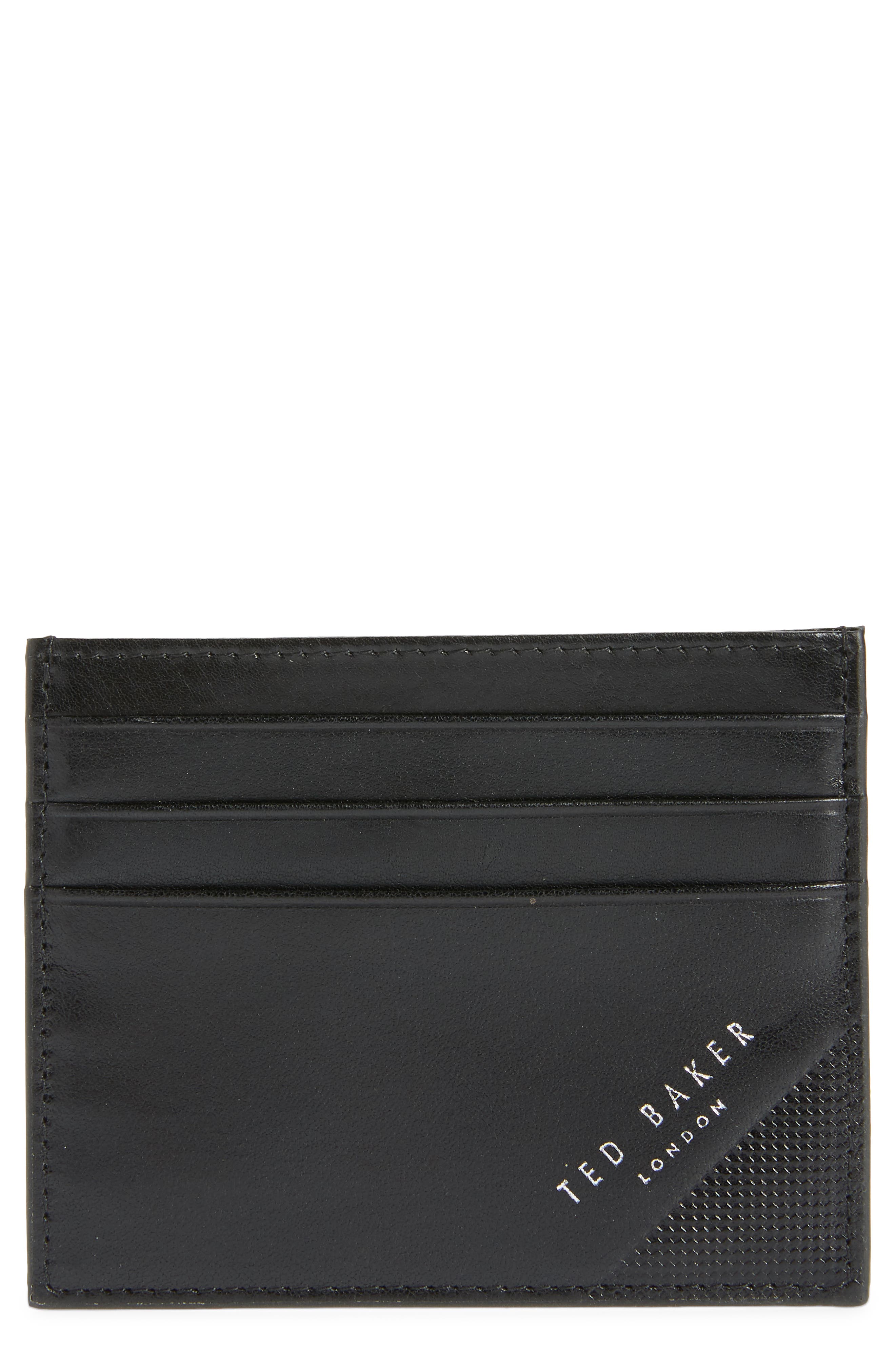 Ted Baker London Rifle Leather Card Case | Nordstromrack