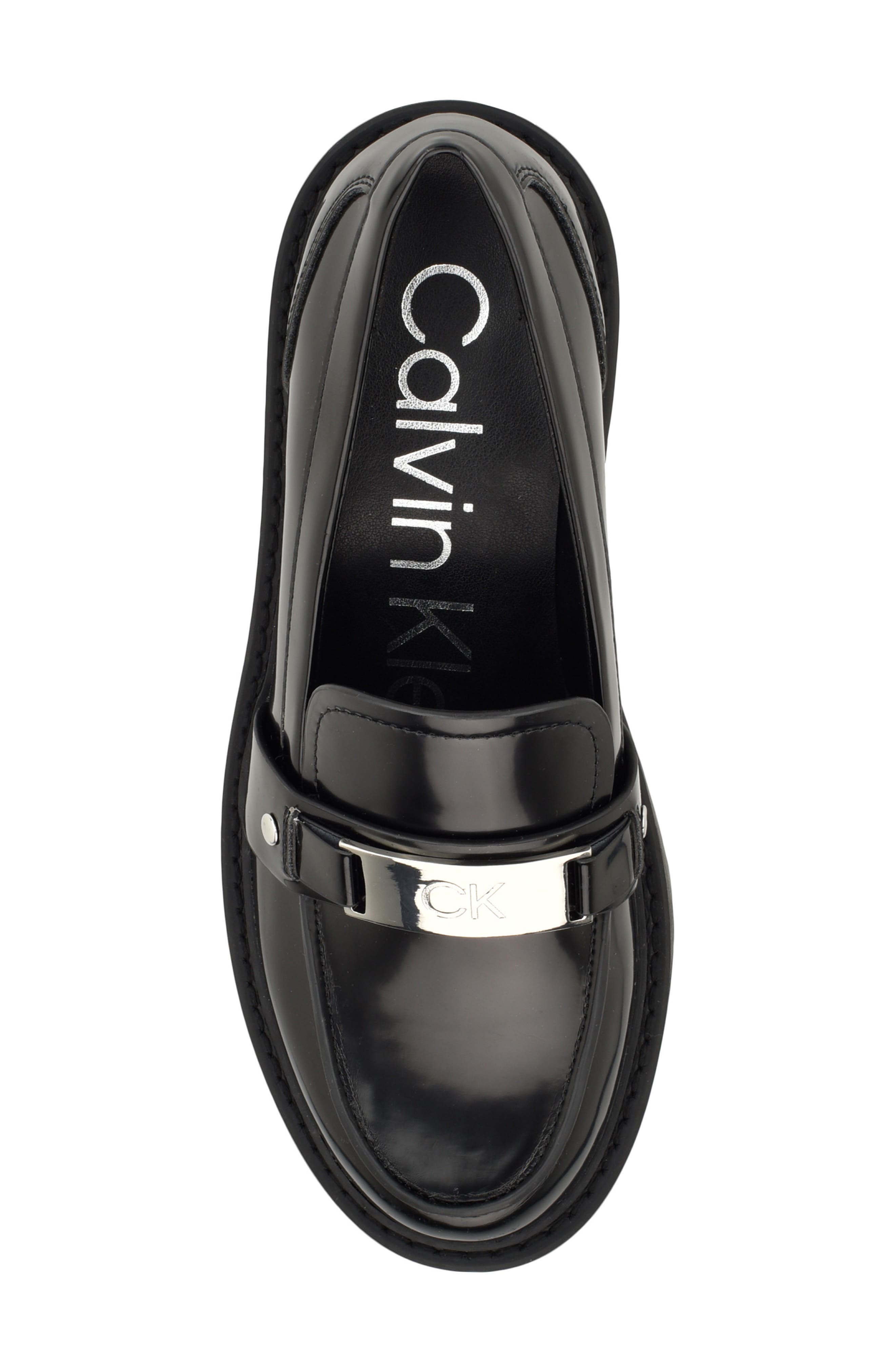 Calvin Klein Suzette Lug Sole Bit Loafer (Women) | Nordstromrack