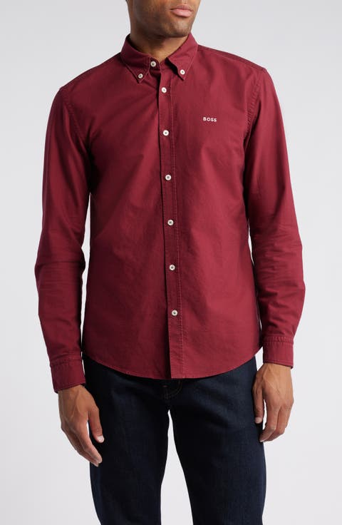 Men's Red Button Up Shirts | Nordstrom