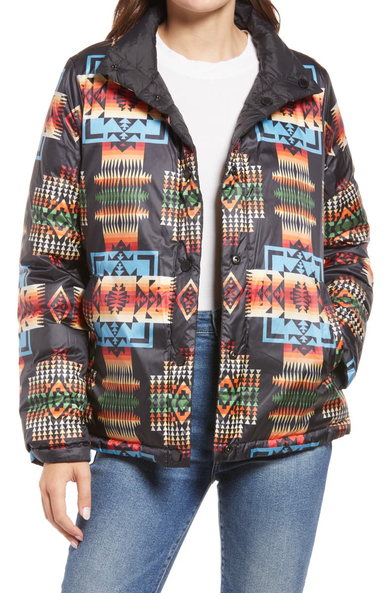 Pendleton Pendelton Bitterroot Reversible Down Puffer Jacket | Nordstrom