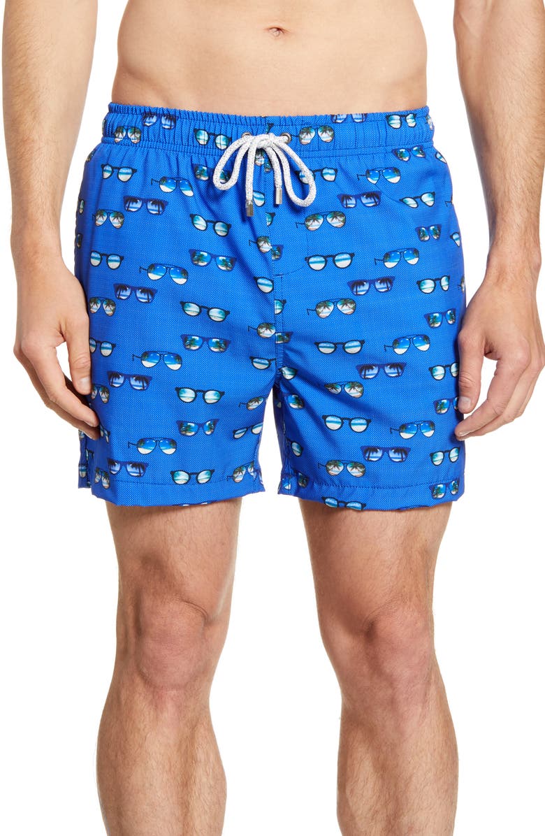 Vintage Summer All Over Sunglasses Swim Trunks | Nordstrom
