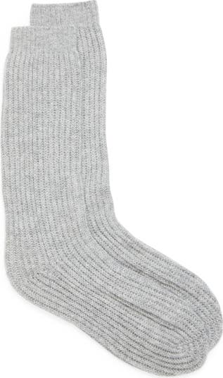 Johnstons of Elgin Luxe Cashmere Rib Bed Socks | Nordstrom