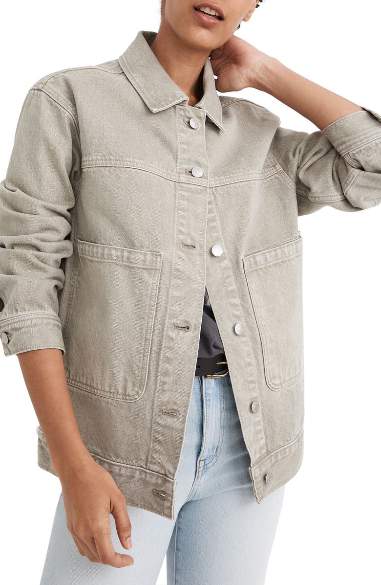 Madewell Garment-Dyed Denim Patch Pocket Trucker Jacket | Nordstromrack
