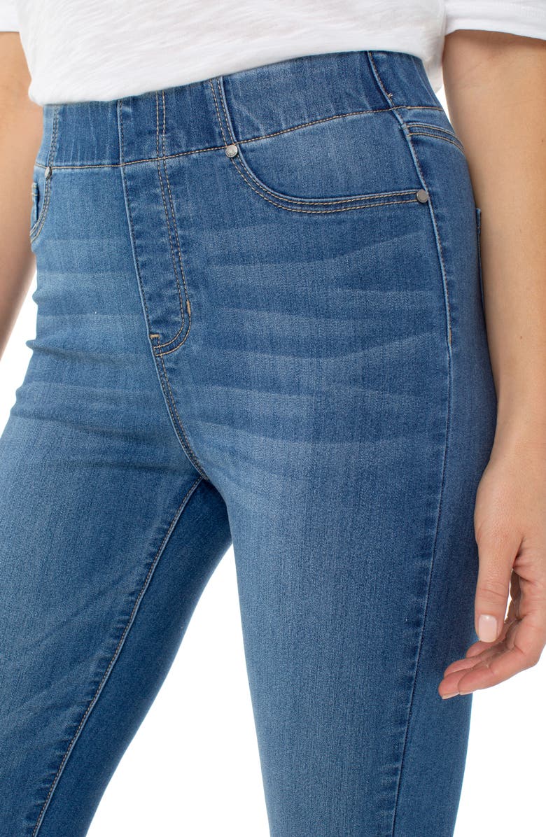 Liverpool Chloe High Waist Side Slit Pull-On Skinny Jeans | Nordstromrack
