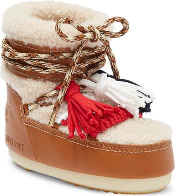 Chloé x Moon Boot Genuine Shearling Ankle Boot (Women) | Nordstromrack