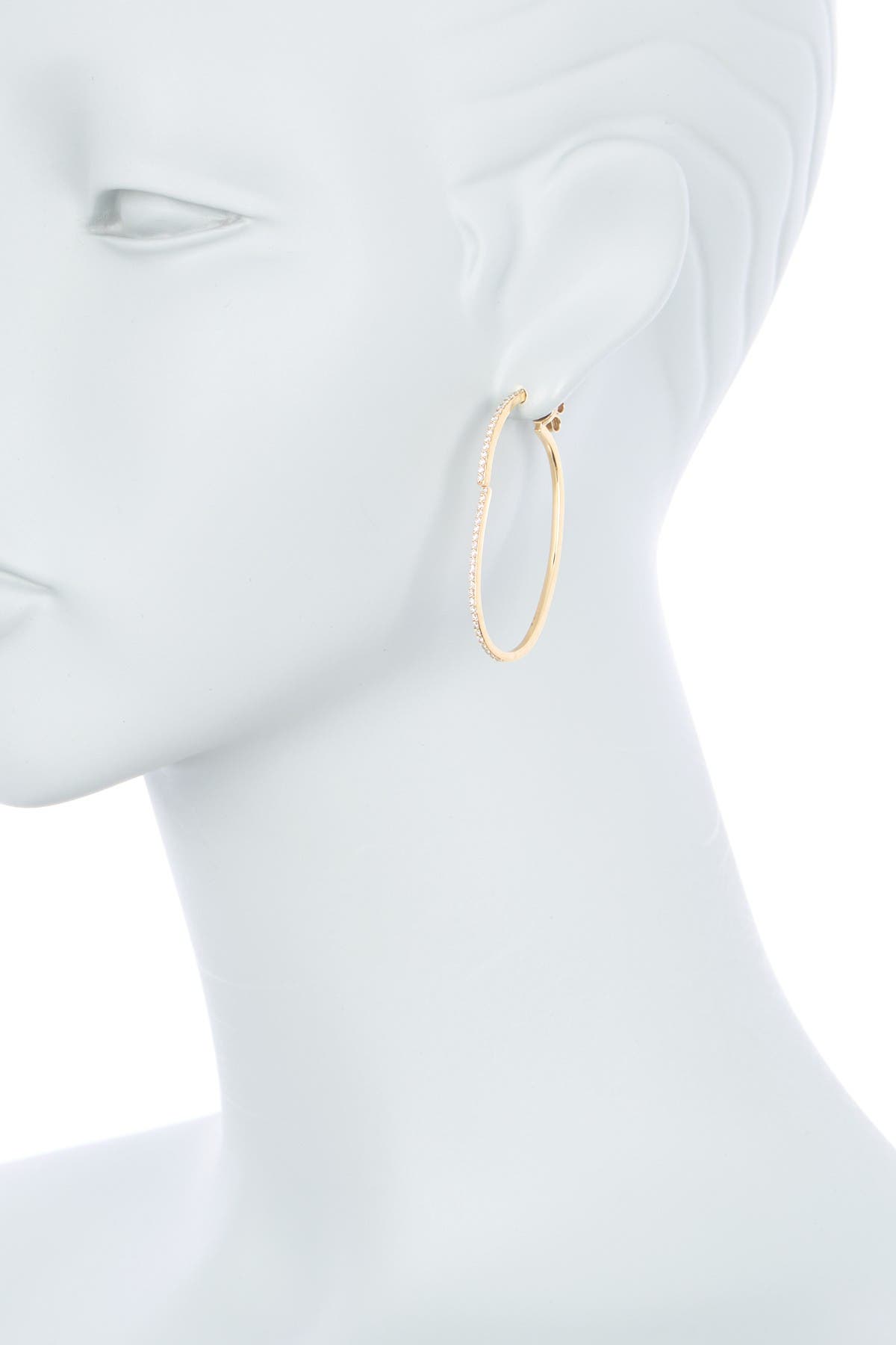 PAIGE NOVICK 18K Yellow Gold Converge Two-Part 51mm Hoop Earrings ...