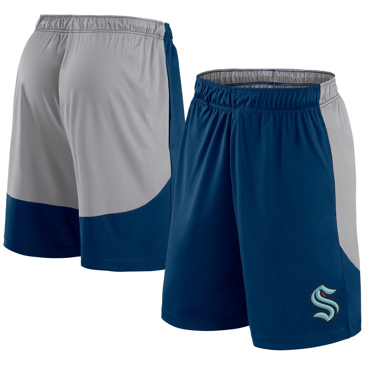 FANATICS Men's Fanatics Deep Sea Blue Seattle Kraken Go Hard Shorts ...