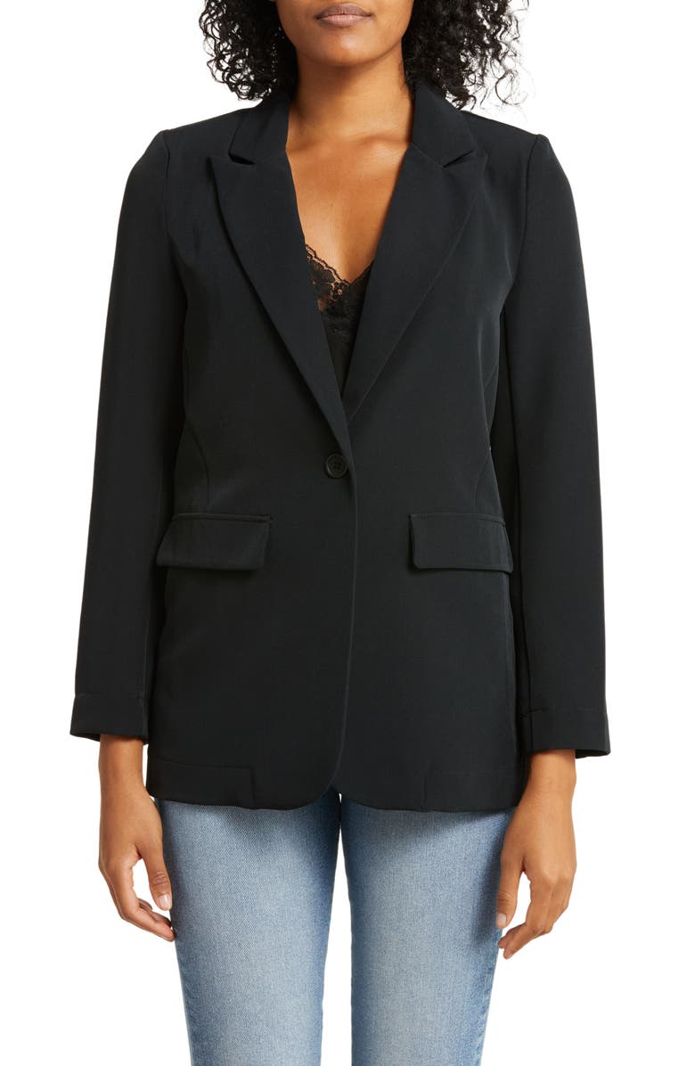 OAK AND TRELLIS One Button Blazer | Nordstromrack