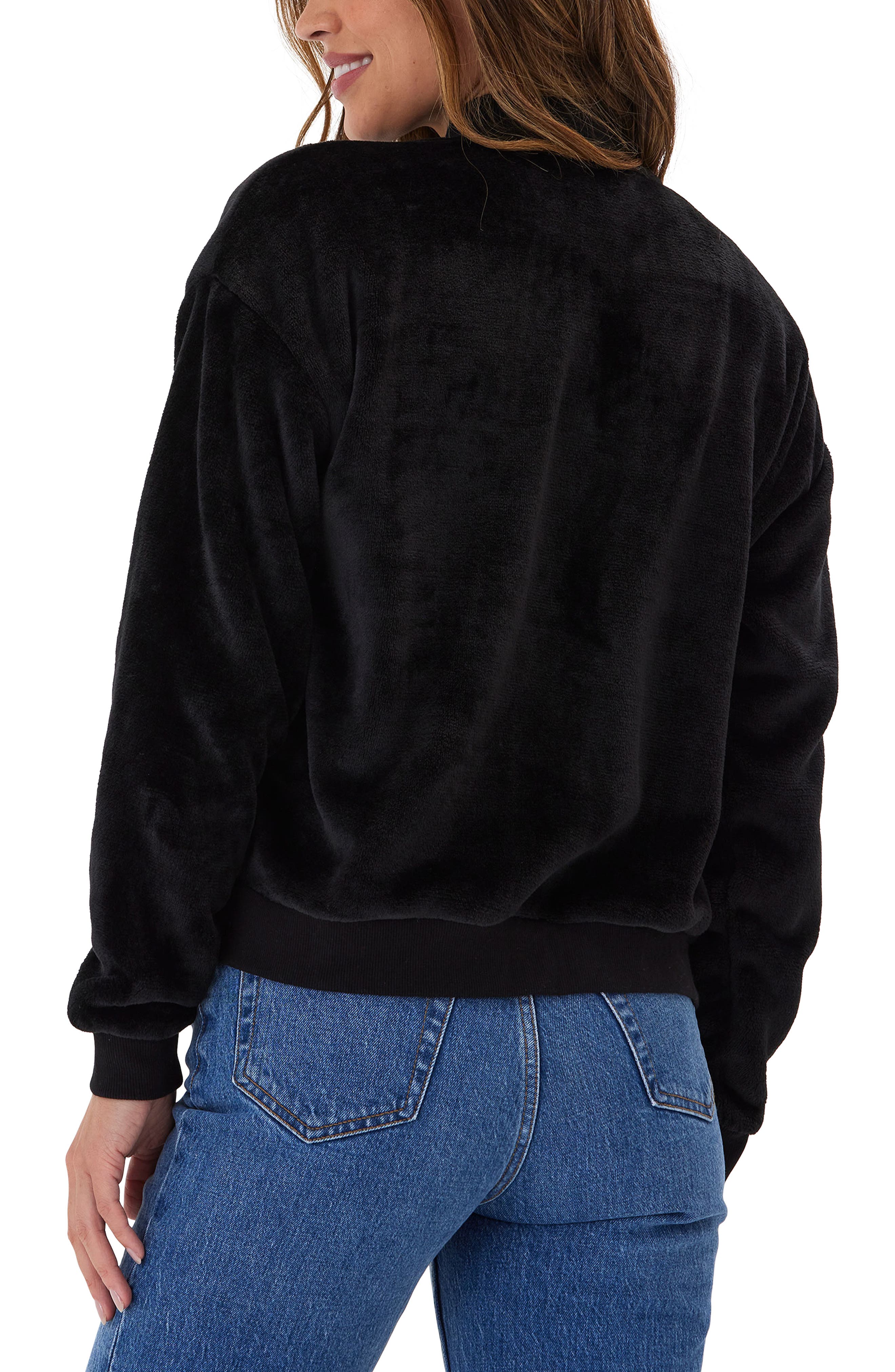 Threads 4 Thought Lynette High Pile Fleece Bomber Jacket | Nordstrom