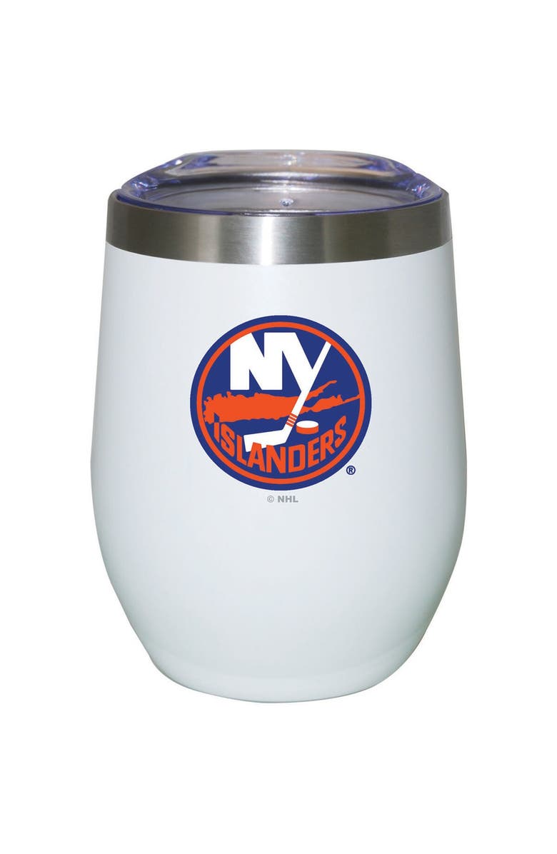 THE MEMORY COMPANY New York Islanders 12oz. Logo Stemless Tumbler ...