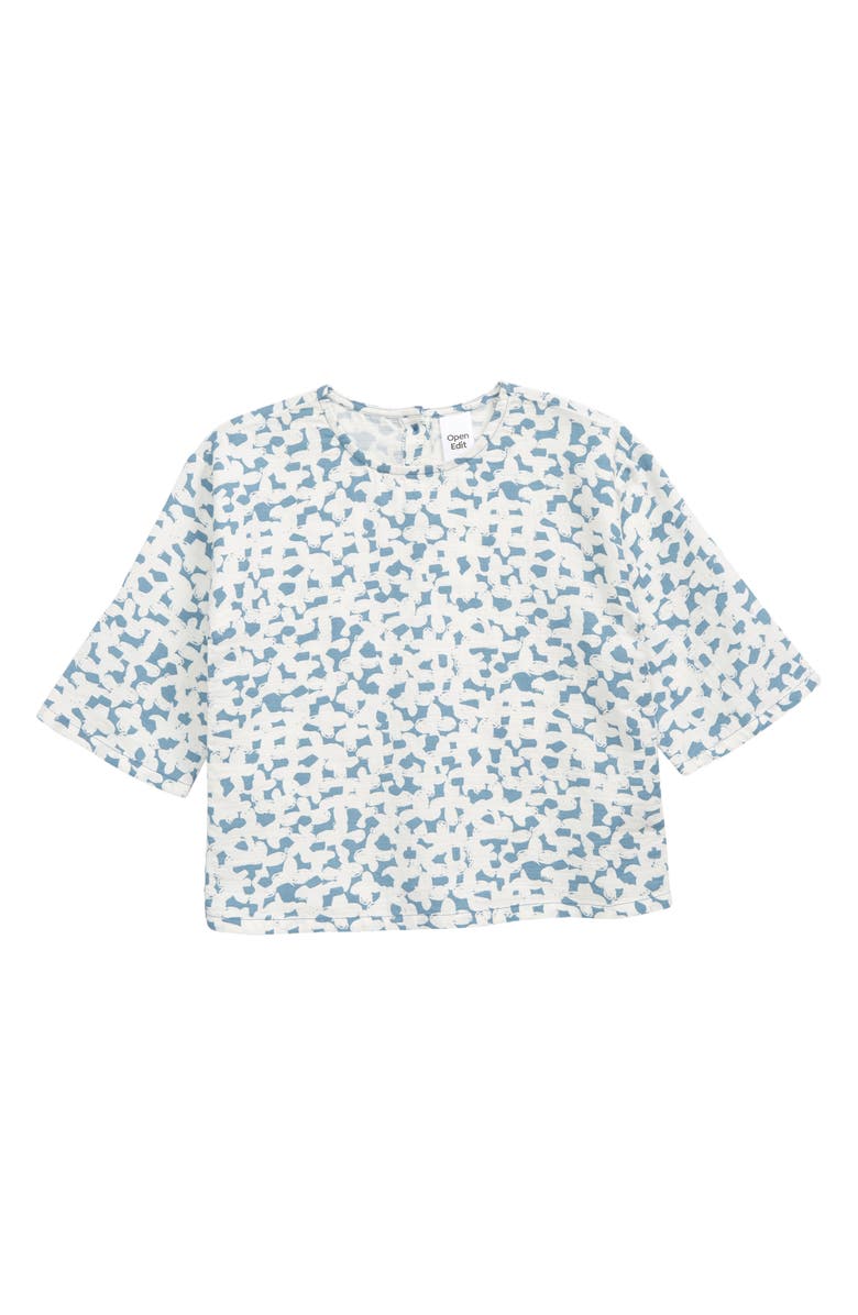Open Edit Kids' Easy Loose Organic Cotton Top | Nordstromrack