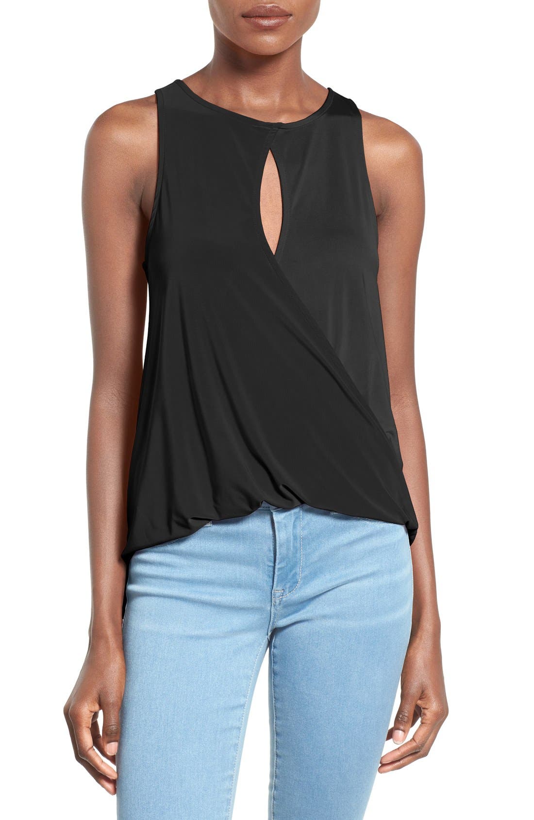 Leith Keyhole Surplice Tank | Nordstromrack