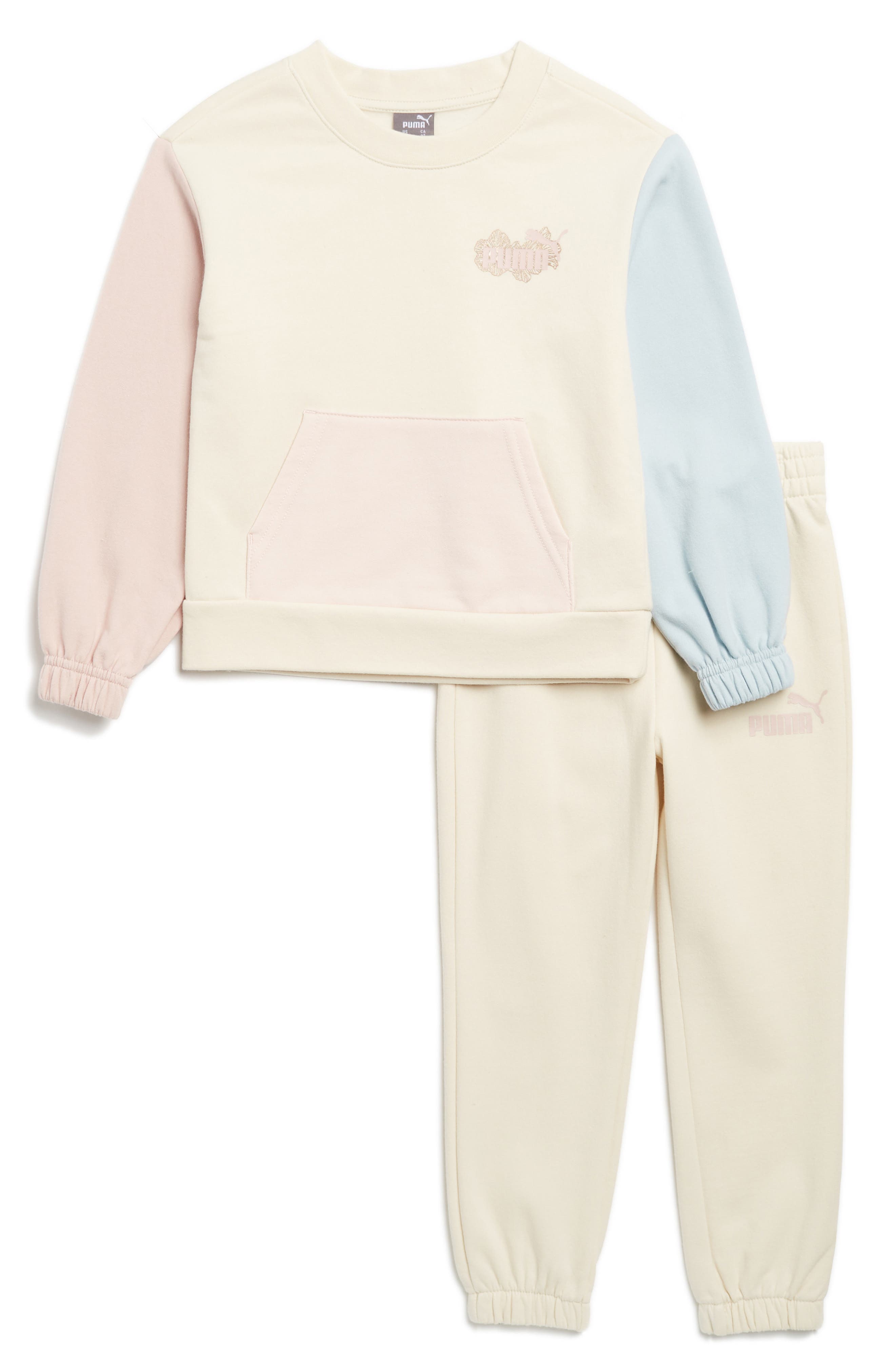 PUMA Kids' Crewneck Sweater & Joggers Set | Nordstromrack