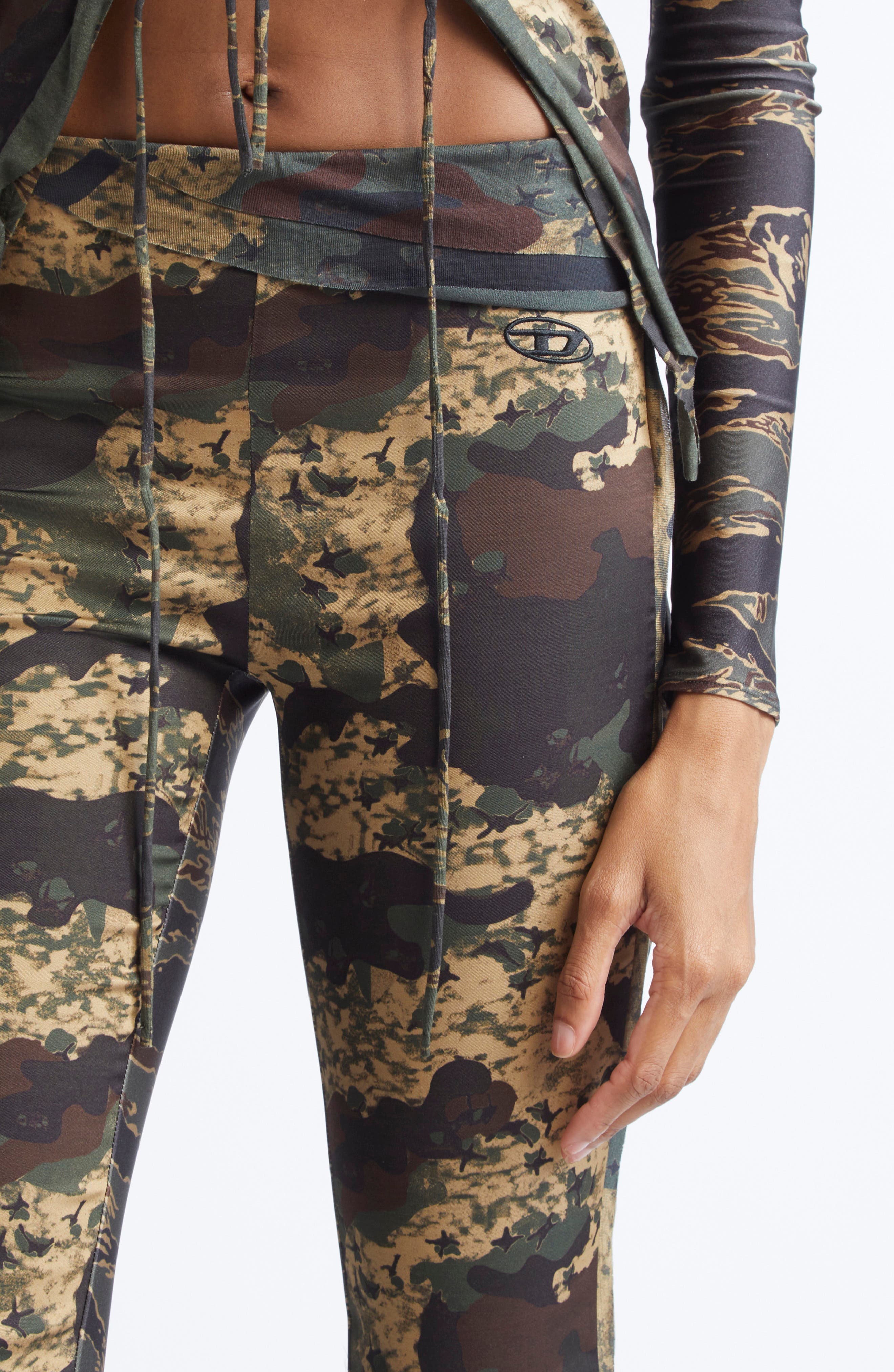DIESEL® P-Affal Camo Flare Pants | Nordstromrack