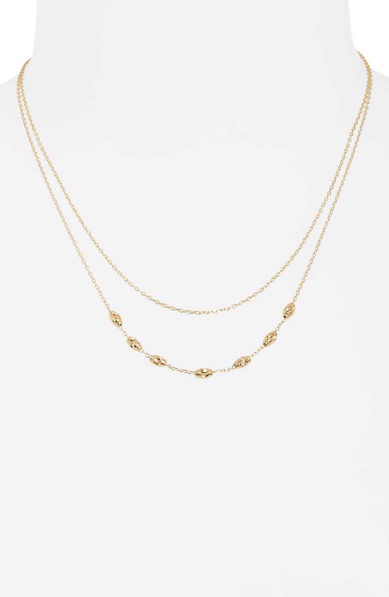 Argento Vivo Sterling Silver 18K Gold Plate Sterling Silver Station ...